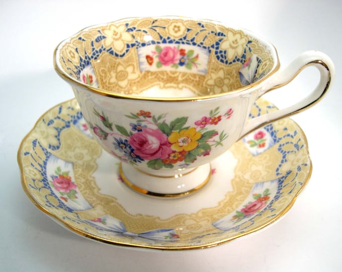 Royal Albert Valentine Tea Cup and Saucer, 1940's Royal Albert Teacup ...