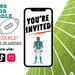 Miami Dolphins Digital Video Party Invitation - Etsy
