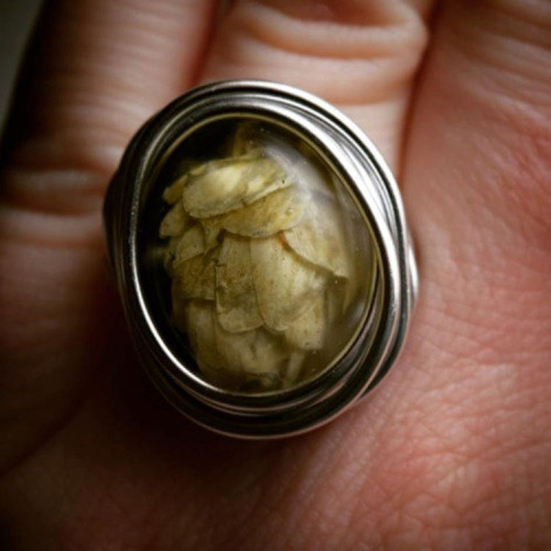 Silver Hop Ring - Beer Festival - Local Brewery - Craft Beer - Ferment ...