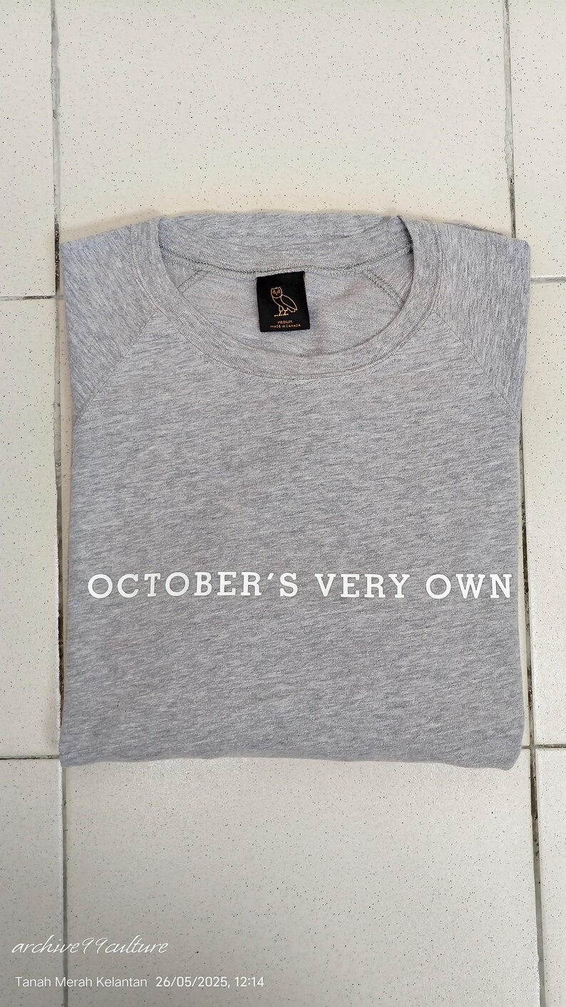 Drake October's Very Own OVO Spell Out Early Label Raglan Style ...