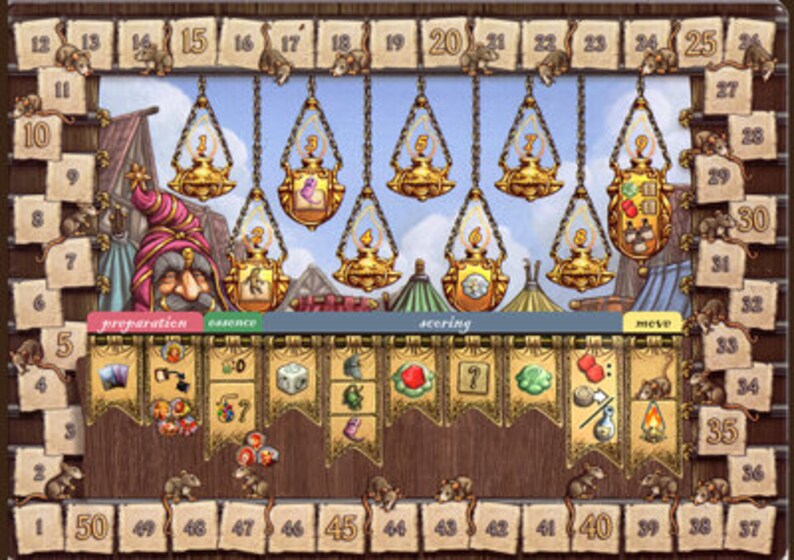 Quacks of Quedlinburg Upgraded Game Board: Alchemist Expansion ...