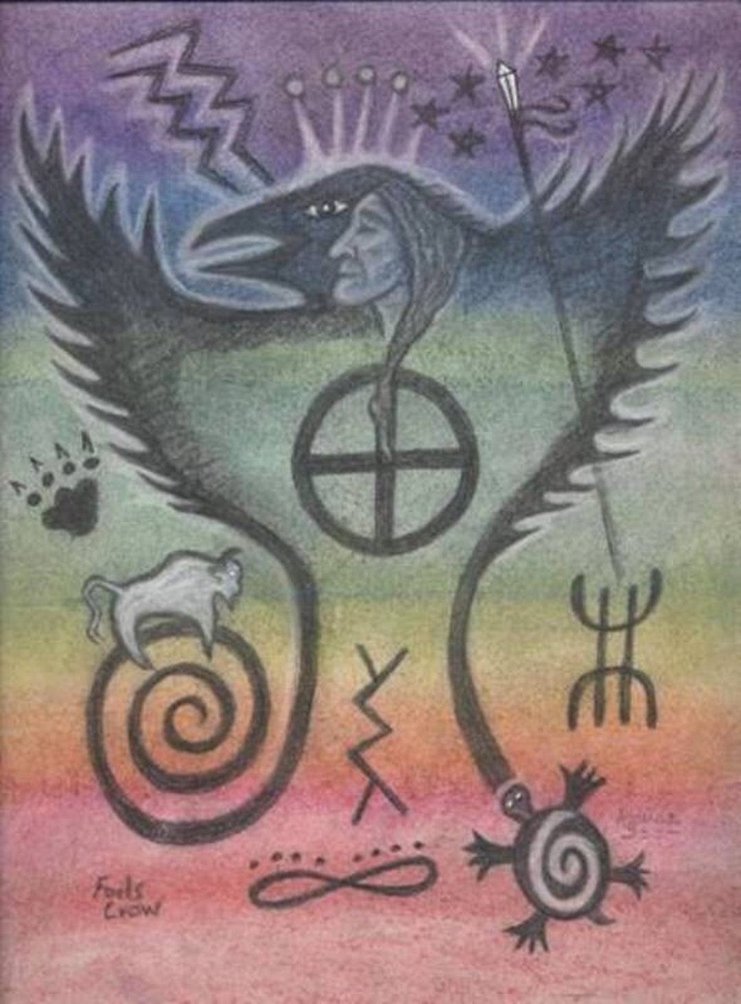 Shamanic Crow Totem for Magic and Divine Law by Shamanic Healing Artist ...