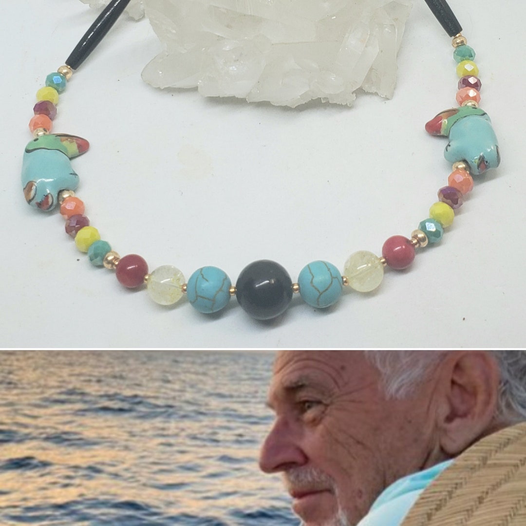 Parrothead Ode to JIMMY BUFFETT Energy Amulet in Shungite, Coral ...