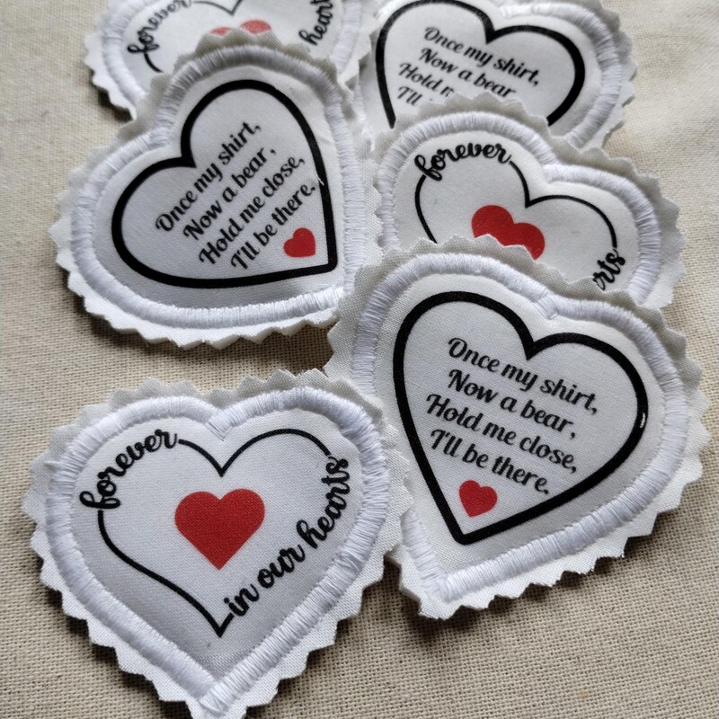 Memory Bear Name Patches - Etsy