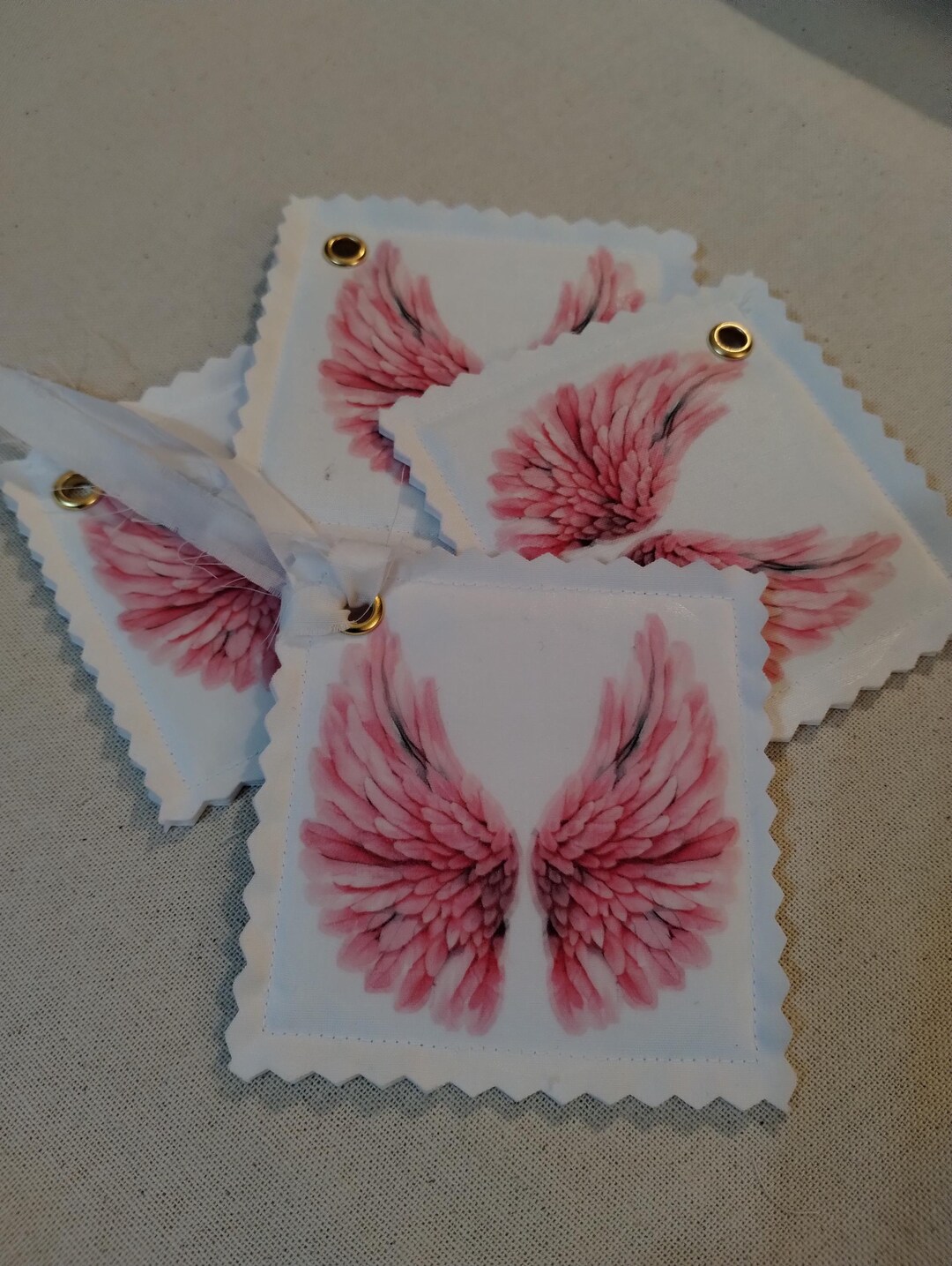 Handmade Fabric Gift Tags, Add on for Your Memory Item, Personalized ...