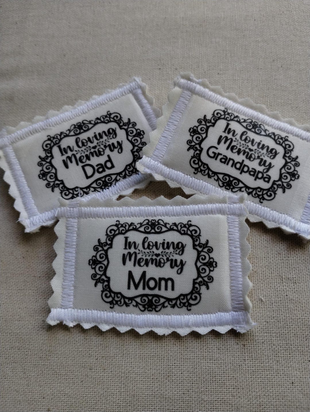 Handmade in Loving Memory Sew on Patch, Memory Bear Patch, Memory ...