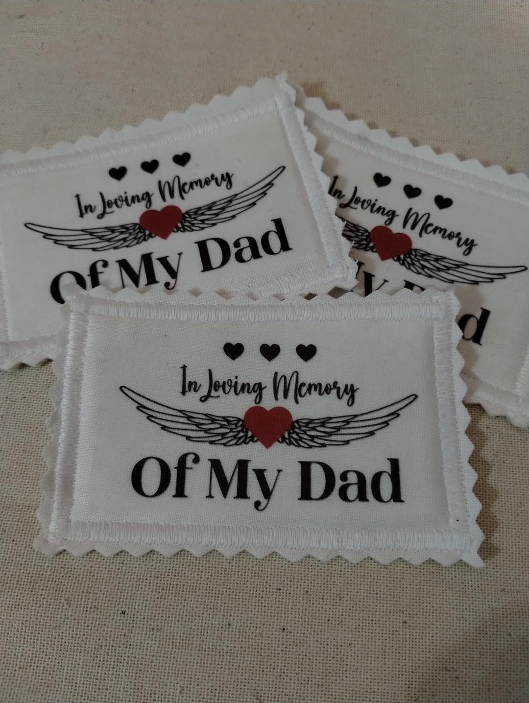 Handmade in Loving Memory Sew on Patch, Memory Bear Patch, Memory ...