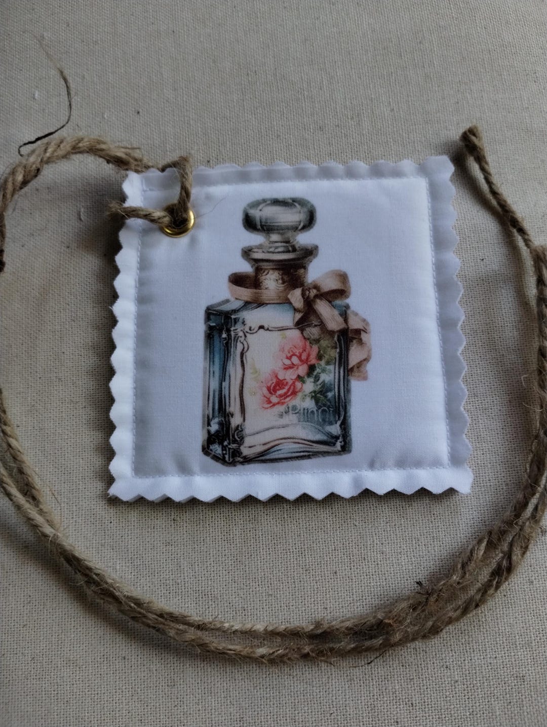 Handmade Fabric Perfume Gift Tags, Add on for Your Memory Item ...