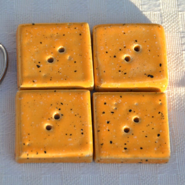 Square Buttons - Etsy