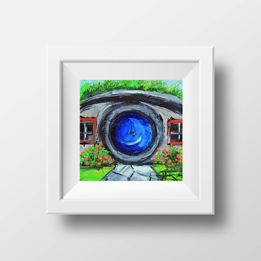 Lord of the Rings Art Hobbit House Print New Zealand Art | Etsy