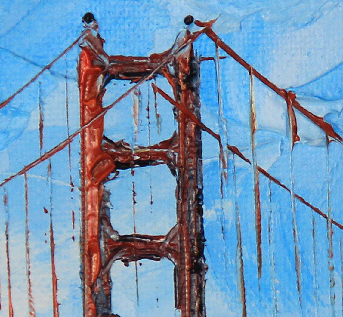 Golden Gate Print San Francisco Art Giclee Golden Gate - Etsy