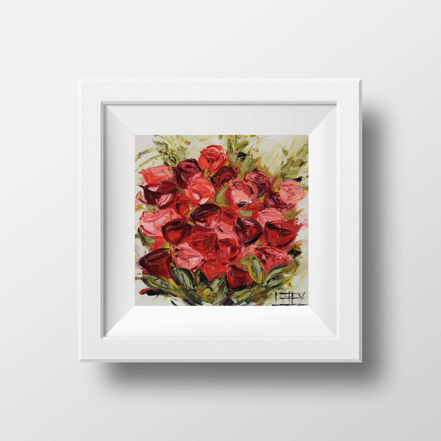 Flower Print Rose Roses Red Rose Print Flowers Floral - Etsy