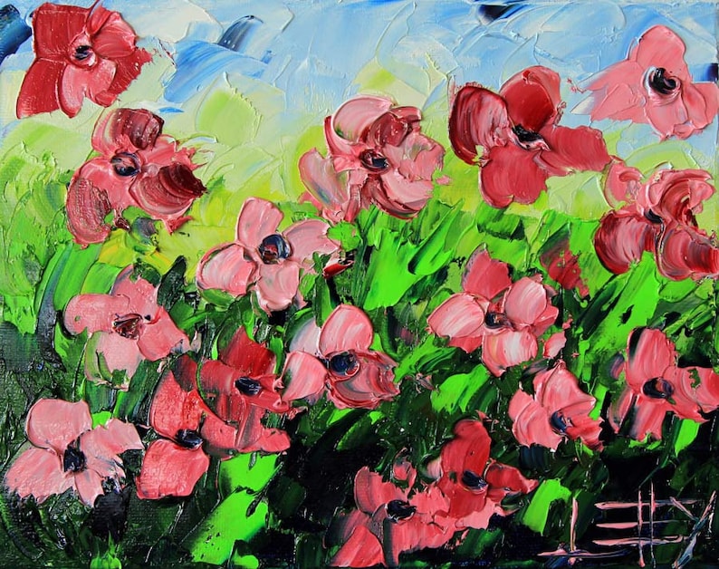 Poppy Print Floral Print Flower Print Poppy Art Poppies | Etsy