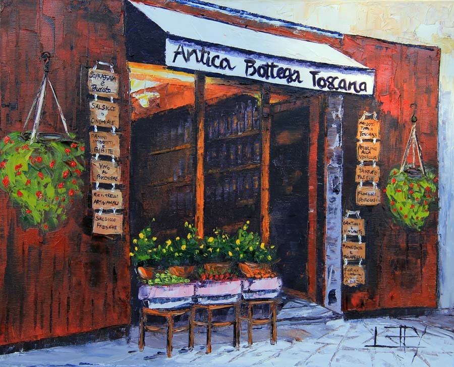 Italy Print Italy Cafe Restaurant Tuscany Giclee Antica - Etsy