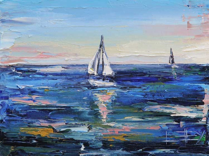 Sailboat Print Boat Print Nautical Decor Sail Boats - Etsy