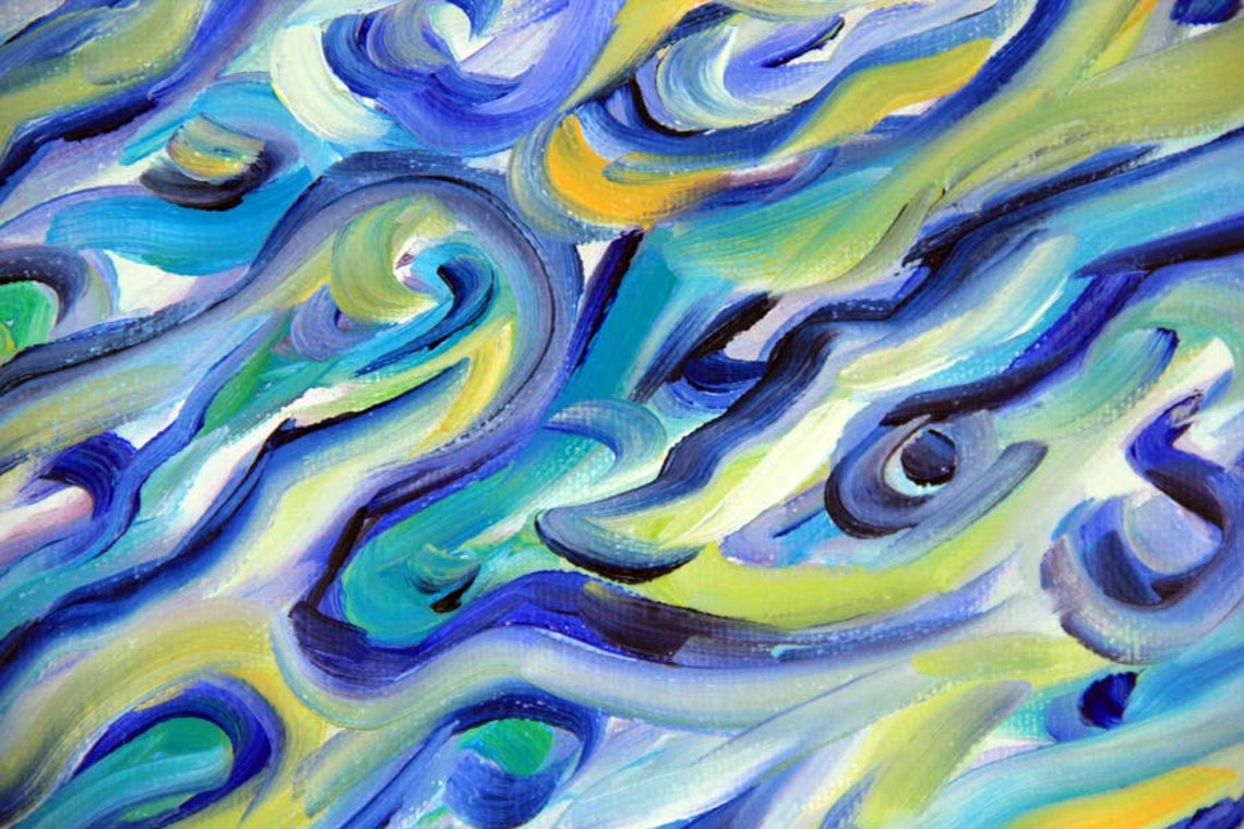 New Zealand Print Paua Abalone Shell 8x8 10x10 12x12 Blue - Etsy