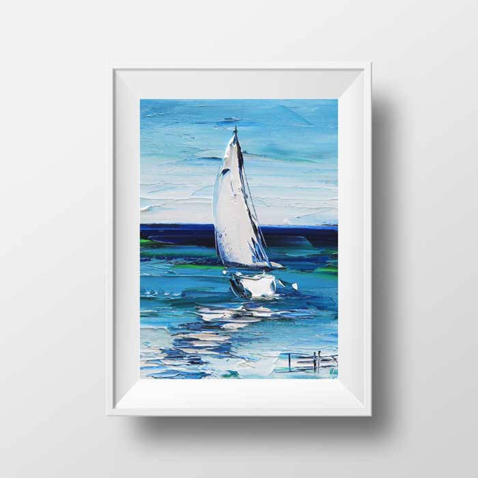 Sailboat Print Boat Print Nautical Decor Sail Boats - Etsy
