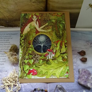 Green Goddess Greetings Card Goddess Card Pagan Card - Etsy UK