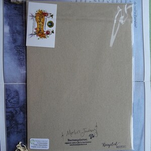 A4 Art Print, Merlin's Journey, Glastonbury Tor, Goddess, Merlin, Moon ...