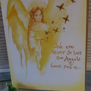 Angel Blessings, Greetings Card, Angel Card, Angel Quote, Comforting ...