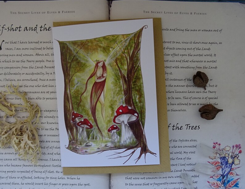 Freya Goddess Small Card Birth Fertility Christening | Etsy