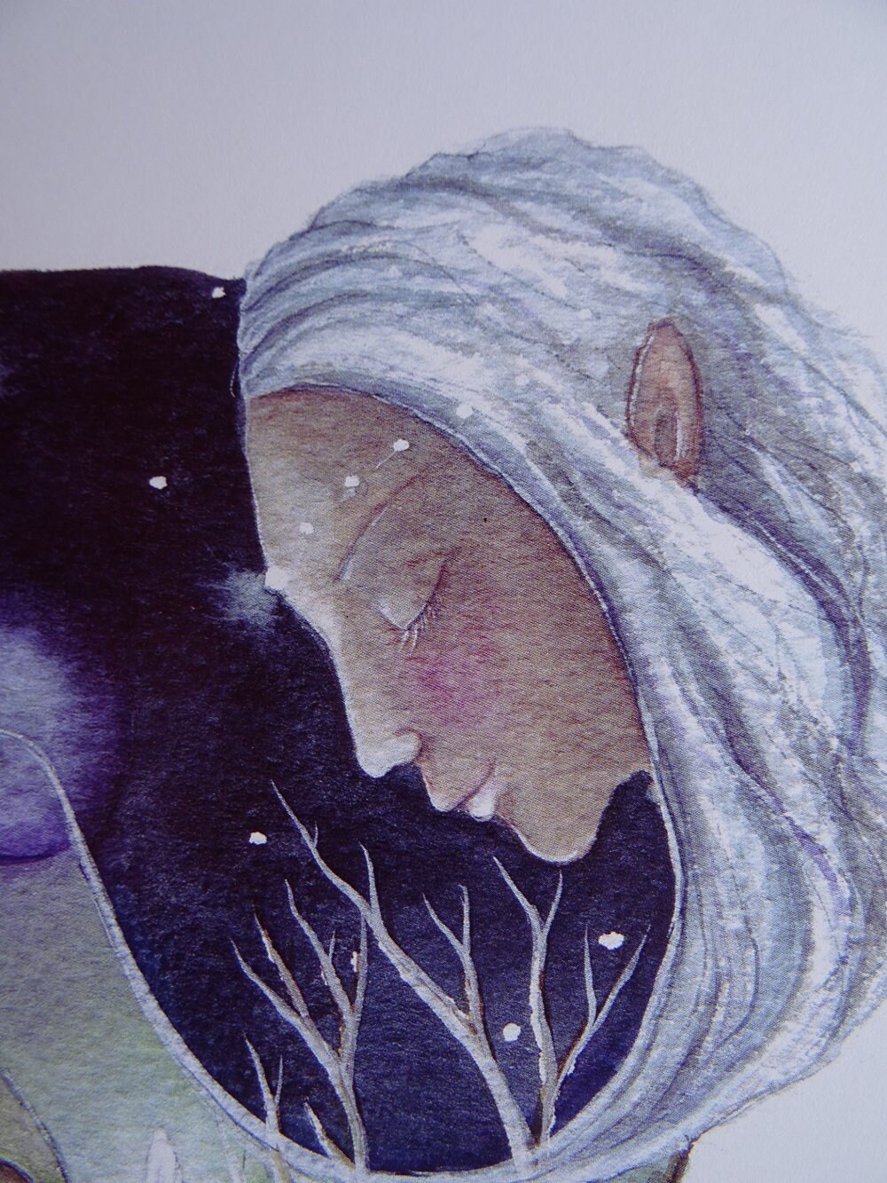 A4 Art Print Merlin's Journey Glastonbury Tor Goddess - Etsy UK