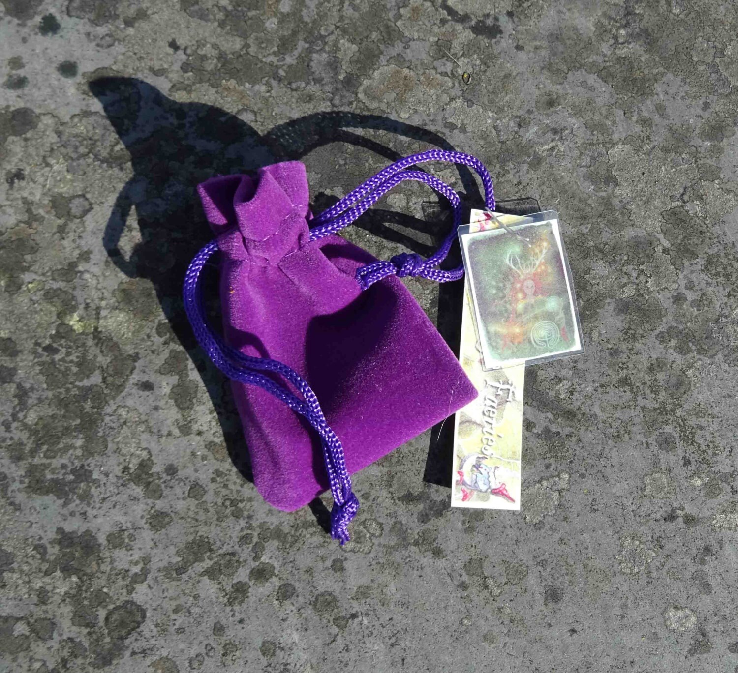 Elven Blessing ~ Titanium Quartz & Quartz Gemstone Fairy Pendant