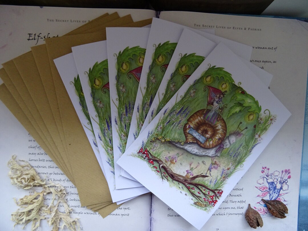Woodland Wedding Thank You Cards: Fairy Tale Notelets, Pack of 6 - Etsy