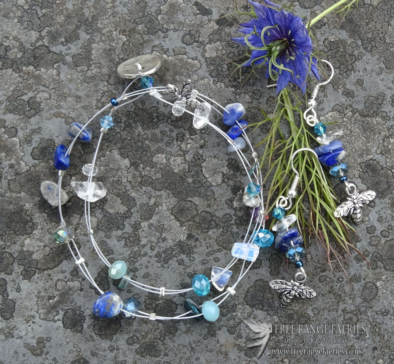 Blue Honey Jewellery Set