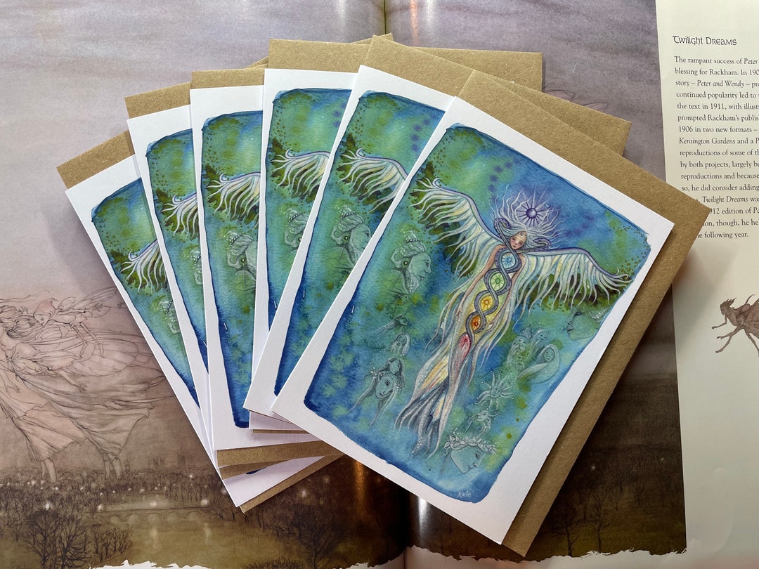 Transformations Notelet Card Pack , Angel Card, Chakra Card, Spiritual ...