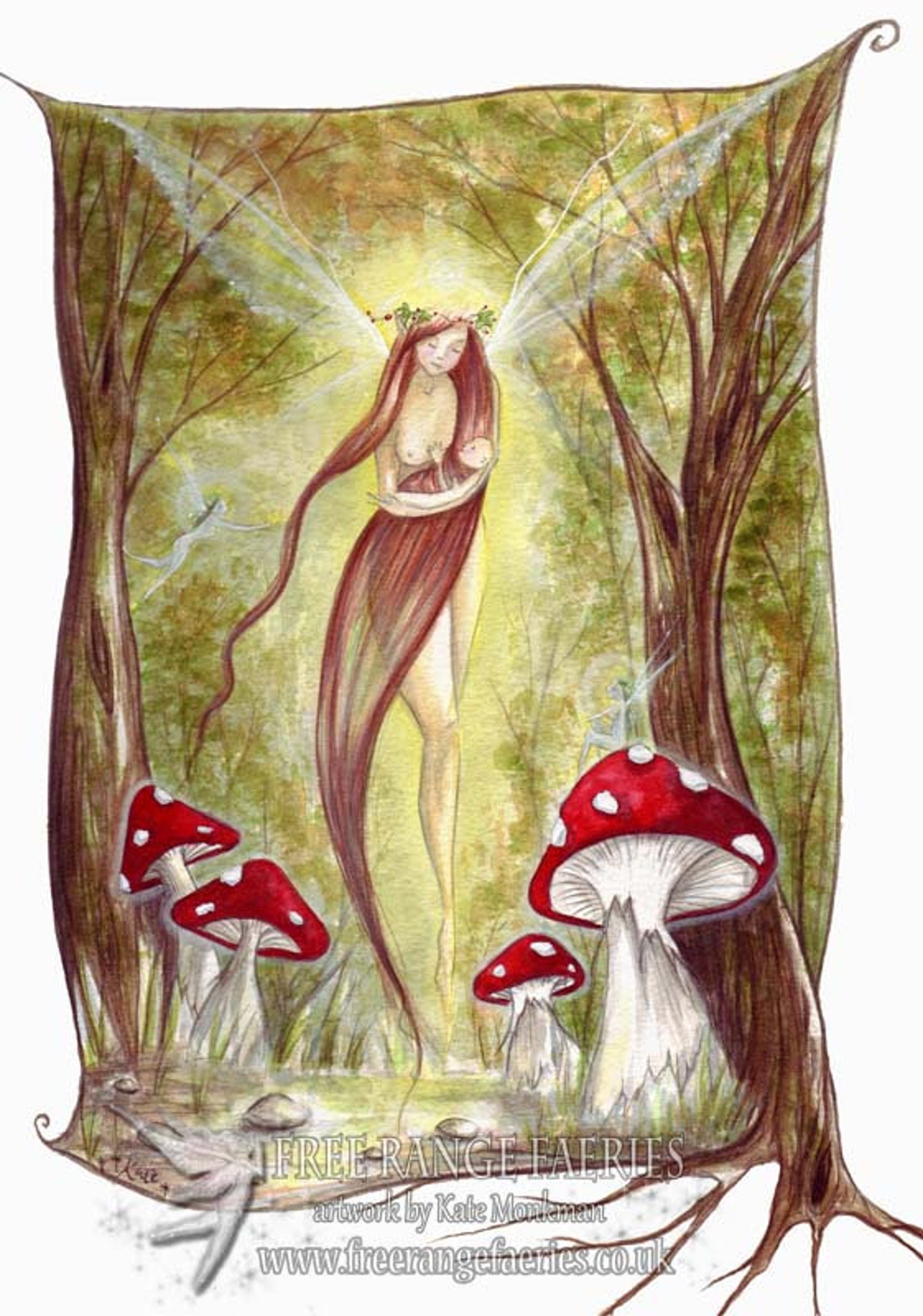 Freya Goddess Small Card Birth Fertility Christening | Etsy