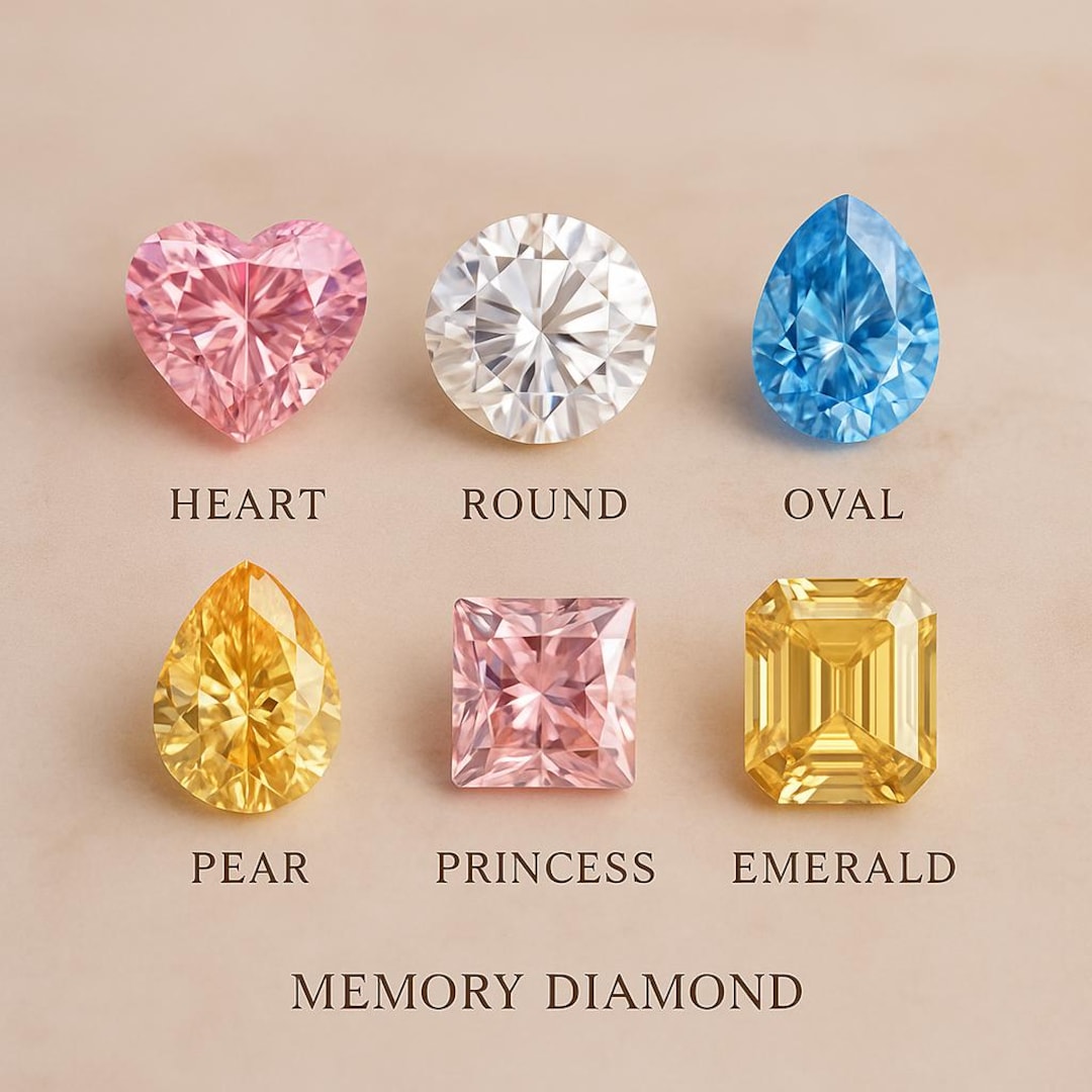 Lab-grown Memorial Diamond: Ashes or Hair Keepsake - Black Jack® Memory ...