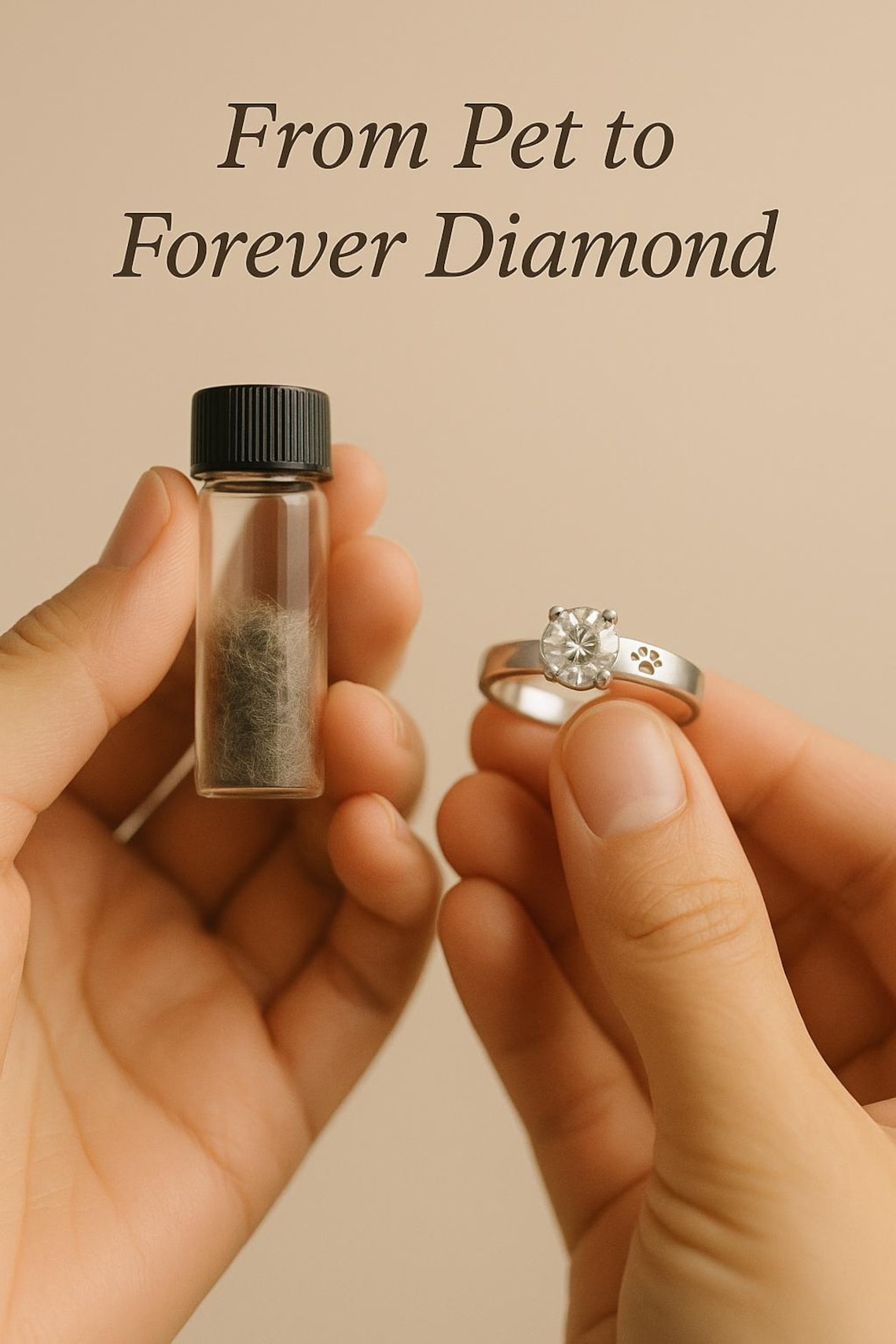 Lab Grown Diamond Cat Pendant: White Gold Pet Memorial Necklace - Etsy