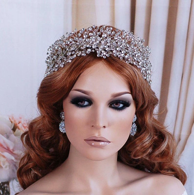 Bridal Hair Crown Bridal Headpiece Wedding Hair Piece Party - Etsy