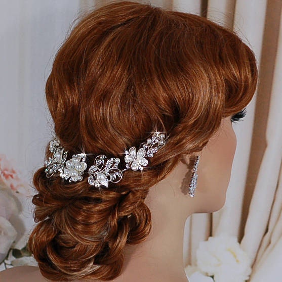 Bridal Wreath Headpiece Hairpiece Bride Headband Wedding Head - Etsy