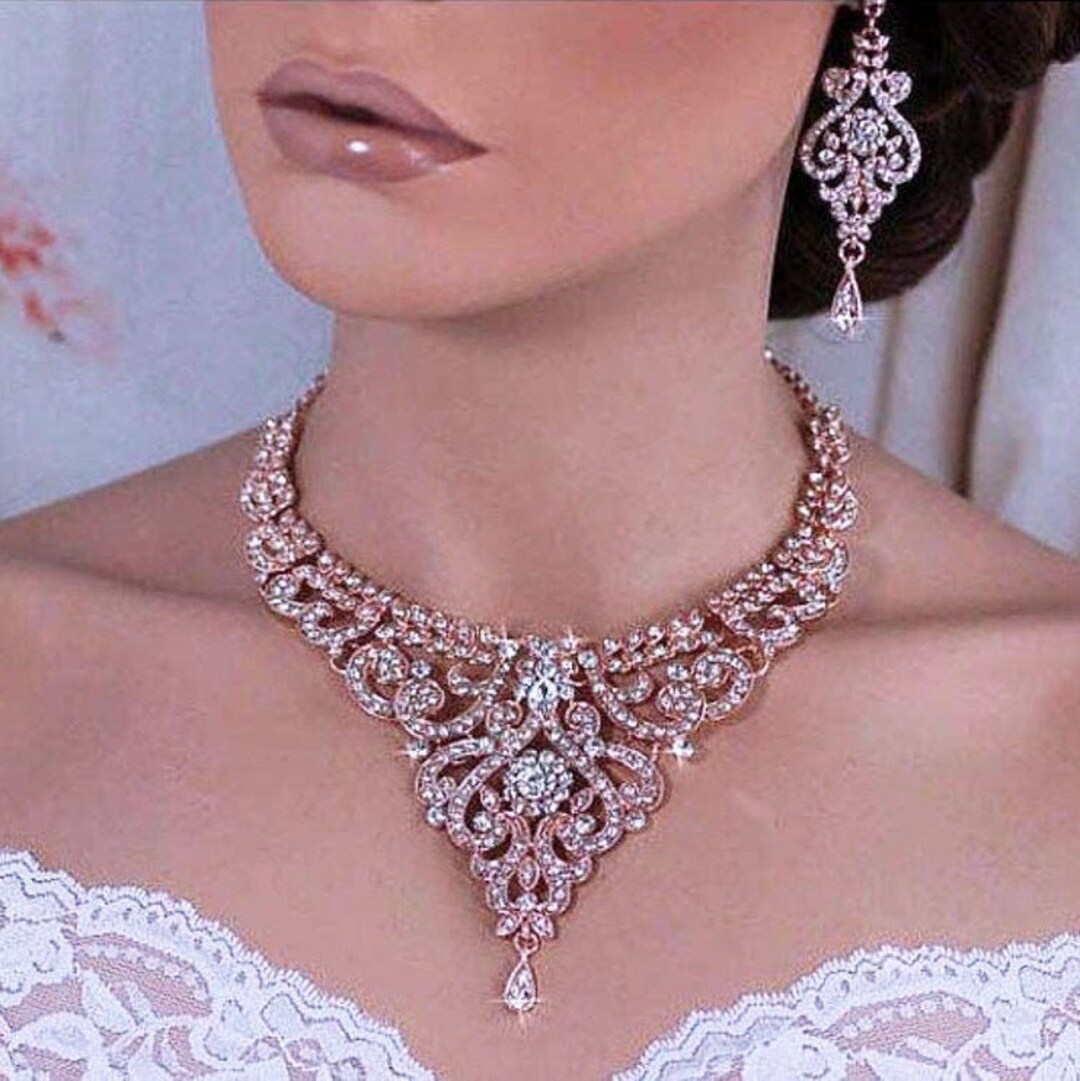 Prom necklace and earring sets store
