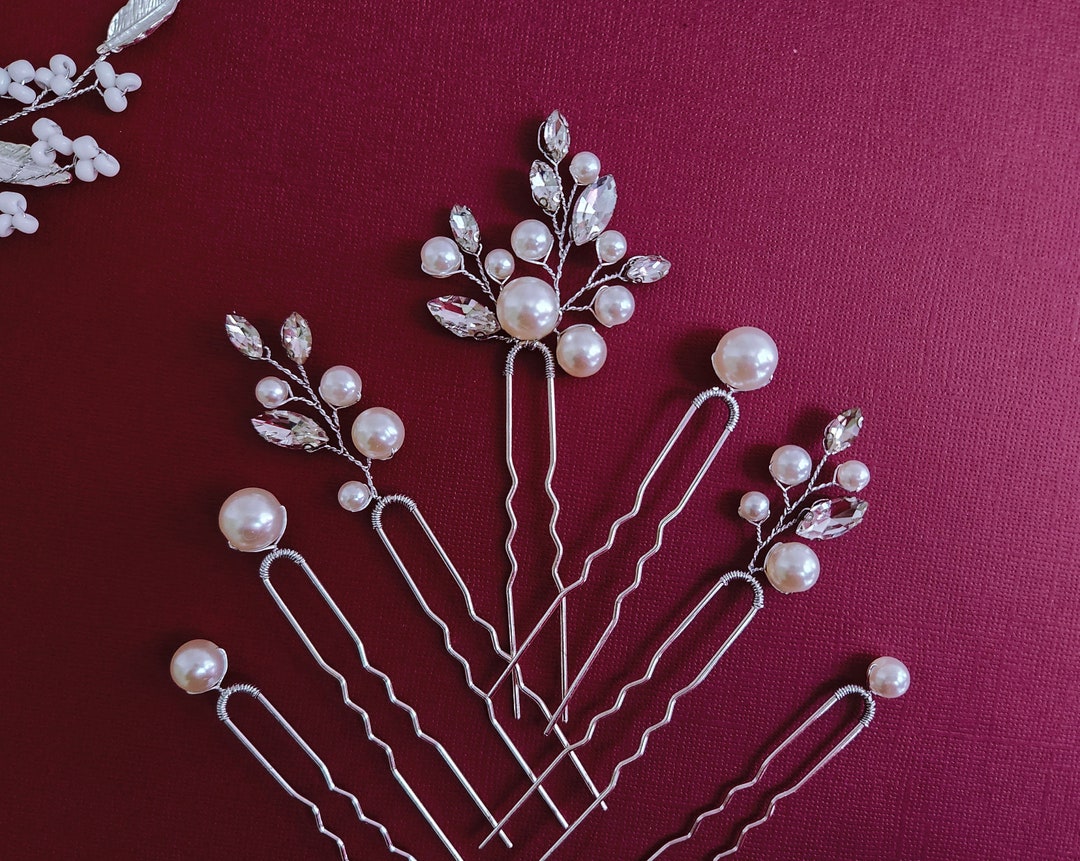 Wedding Hair Pins, Bridal Hair Accessories, Wedding Hair Accessory ...