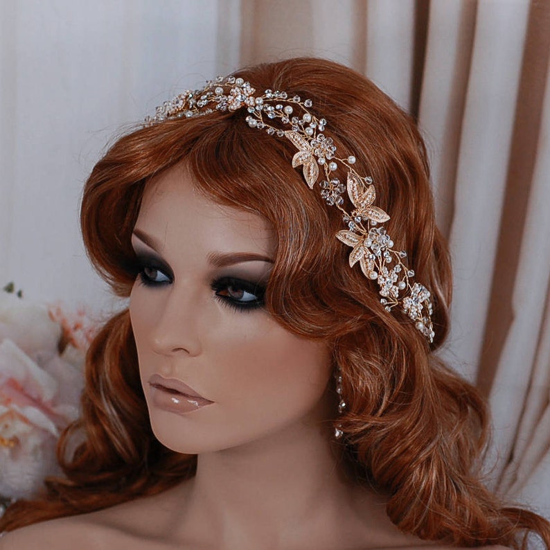 Bridal Hair Vine Headpiece Hairpiece Wreath Vines Head Piece | Etsy