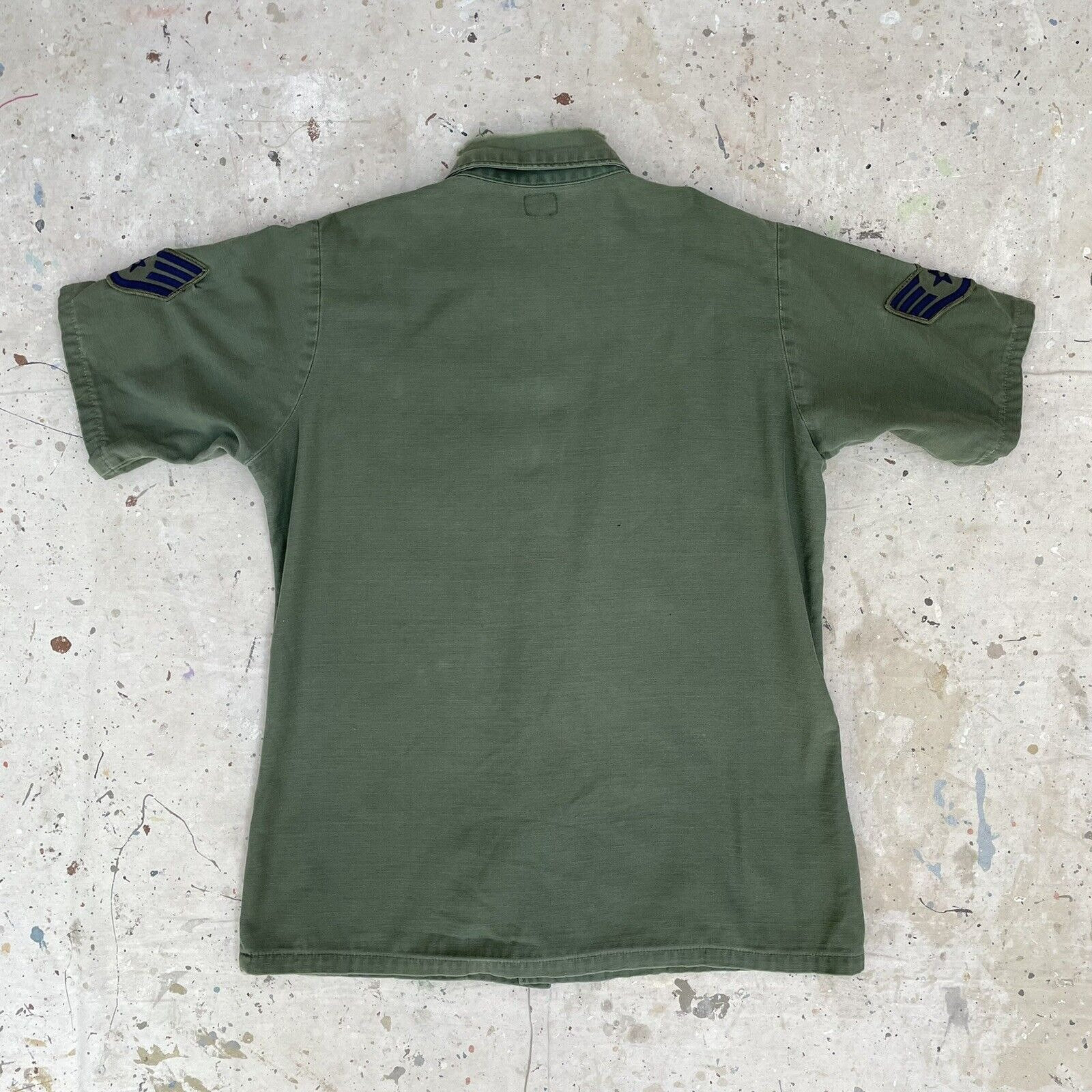 Vintage Vietnam War Era 270th E.I. Squadron USAF Poplin Field Shirt ...