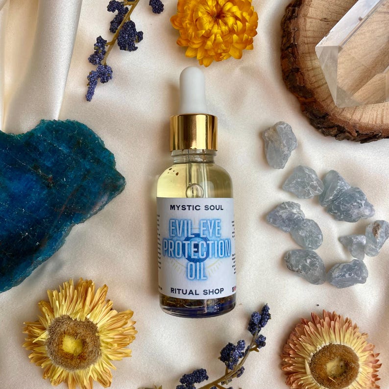 Evil Eye Protection Oil Protection Oil Mal De Ojo - Etsy