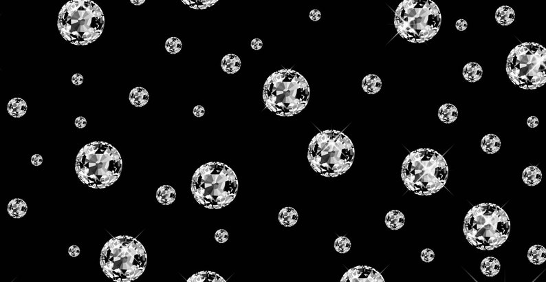 Digital Download / Diamond Overlay Clipart / Silver Diamonds / - Etsy