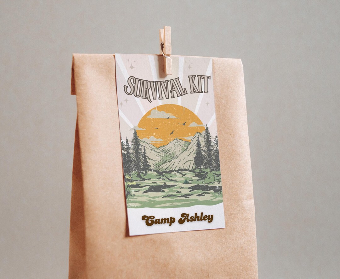 Bachelorette Party Survival Bag Tag Last Trail Before the Veil Bache ...