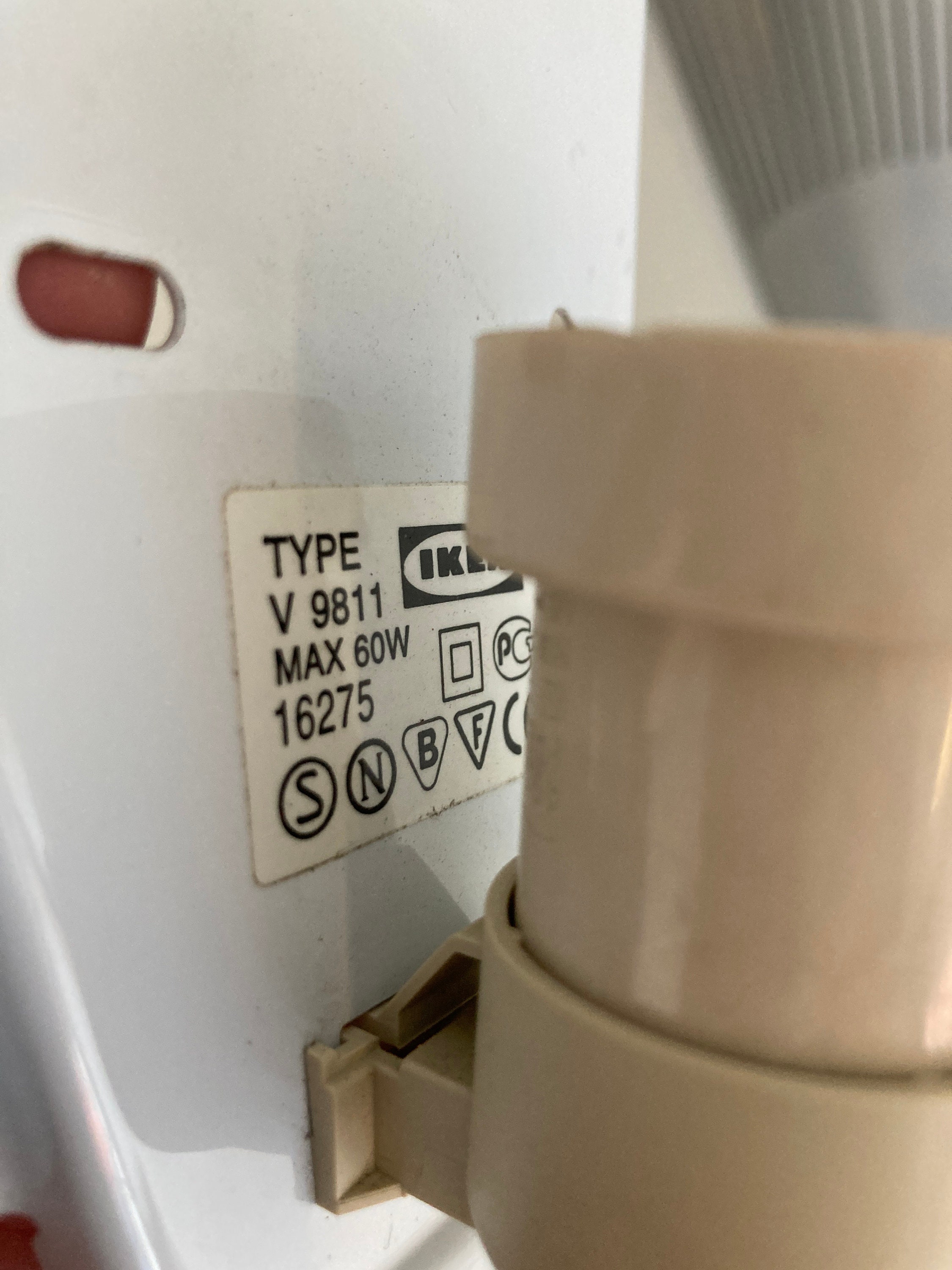 Vintage IKEA Klyka Wall Light Type V9811 90's Design Grey/silver ...