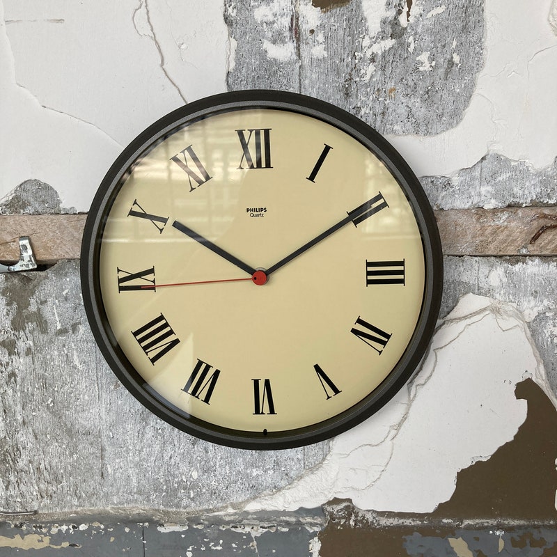 80s Wall Clock - Etsy