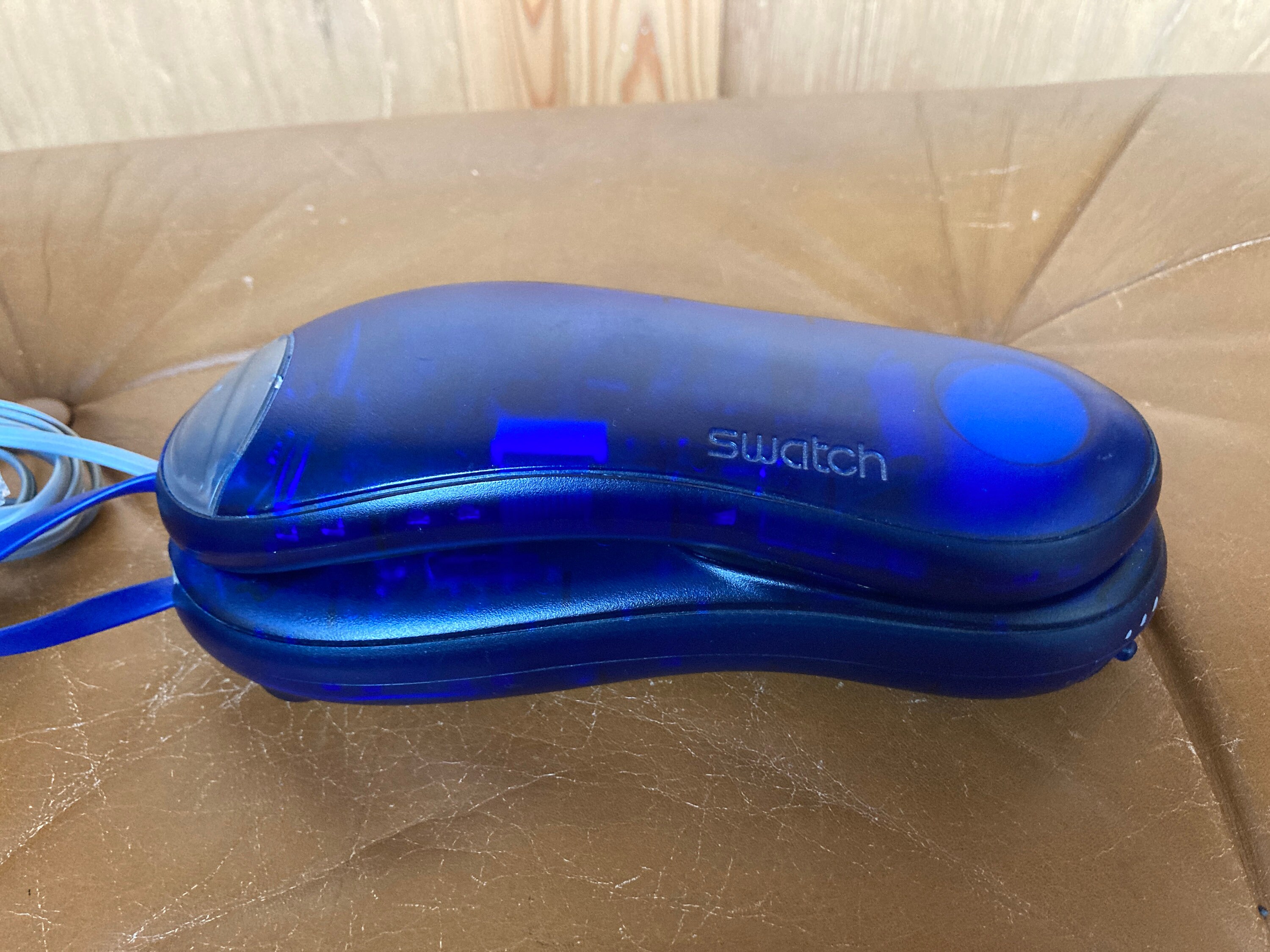 Vintage SWATCH Twin Phone Blue Transparent Color 90s Design Swatch ...