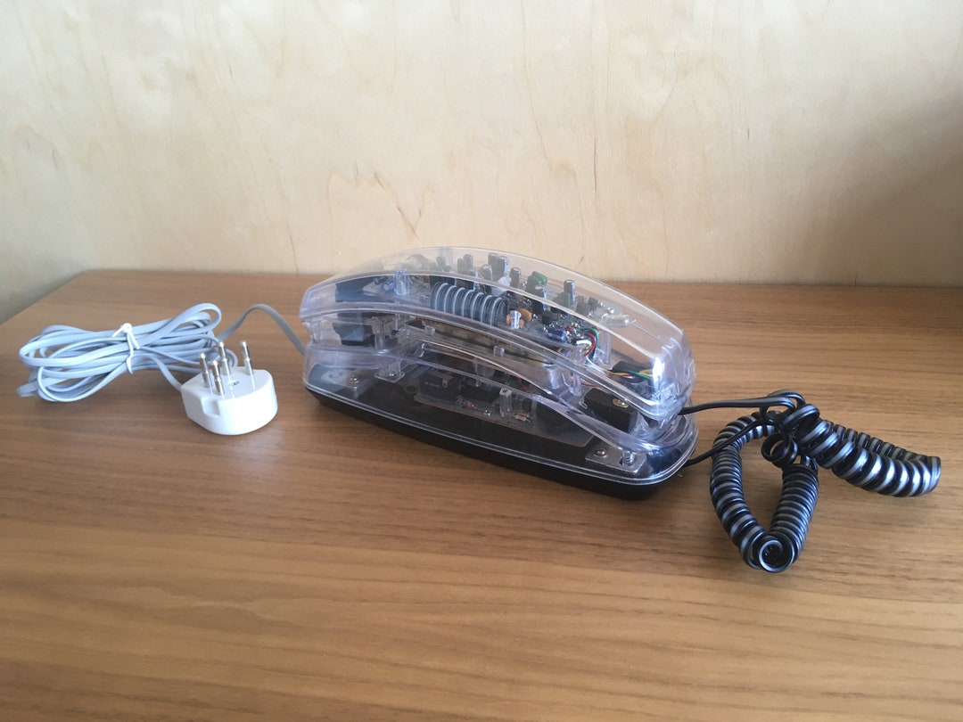 Profoon TX-129 Cool Clear See Through Electronics Telephone 80's Design ...