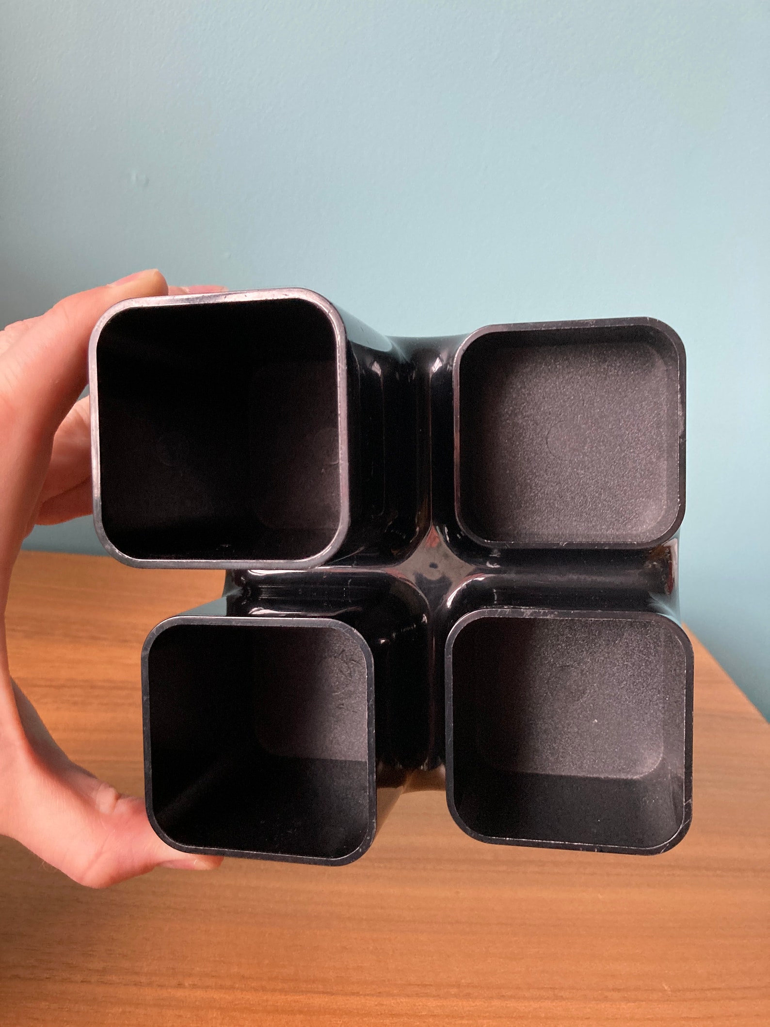 Vintage Arlac West-germany Black Desk Organizer Pencil Holder 80s Desk ...