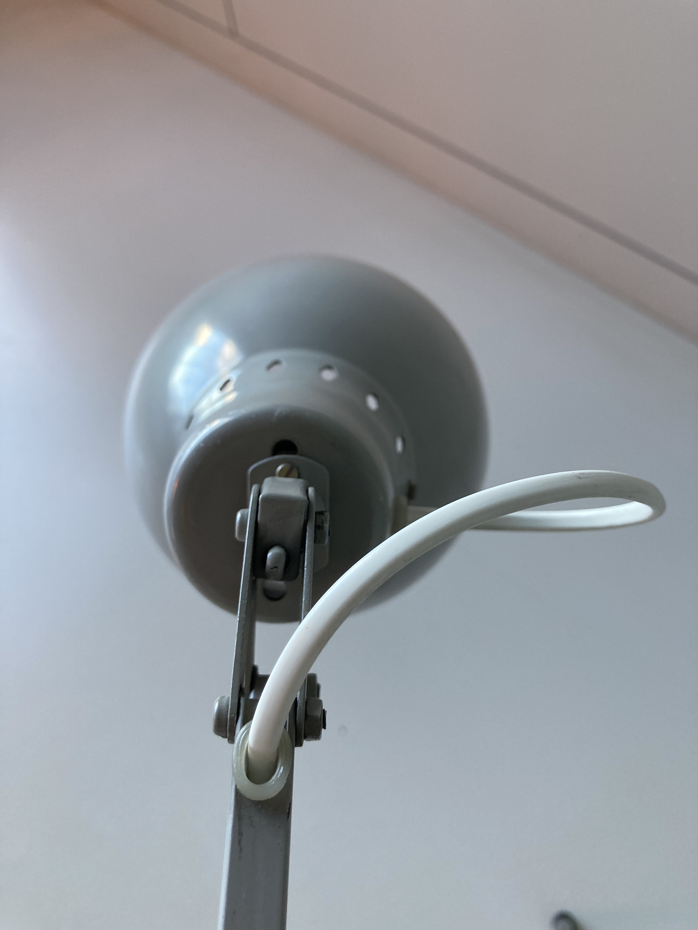 Vintage Industrial LSA A101 Extra 01. Architect Desklight Grey ...