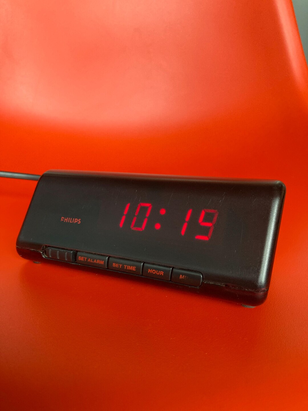 Philips HR5391 Digital Alarm Clock 80s 90s Design Retro Space Age ...