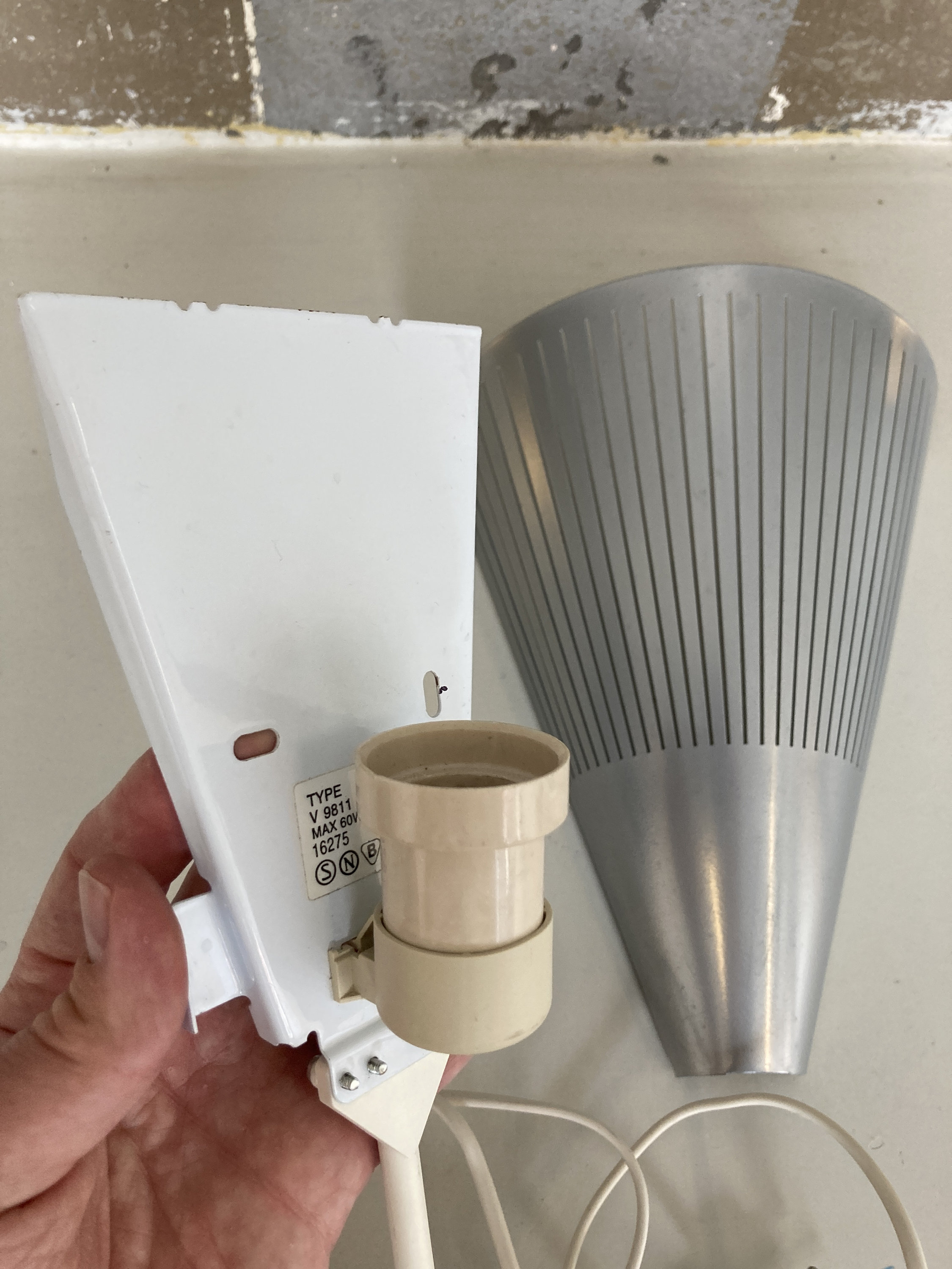 Vintage IKEA Klyka Wall Light Type V9811 90's Design Grey/silver ...